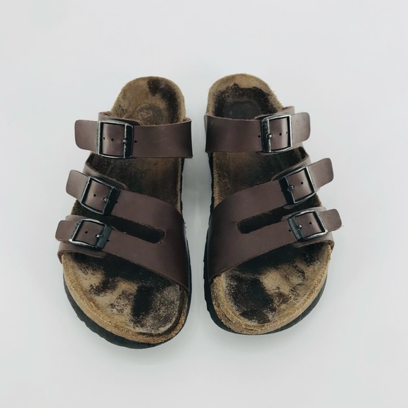 Betula By Birkenstock | Shoes | Betula Three Strap Sandals Brown Size ...